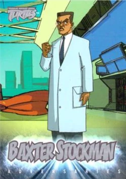 Baxter Stockman (2003 trading card) | TMNTPedia | Fandom