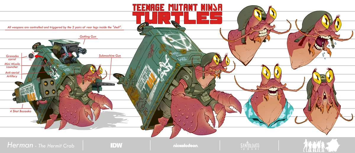 Herman (IDW)/Gallery | TMNTPedia | Fandom