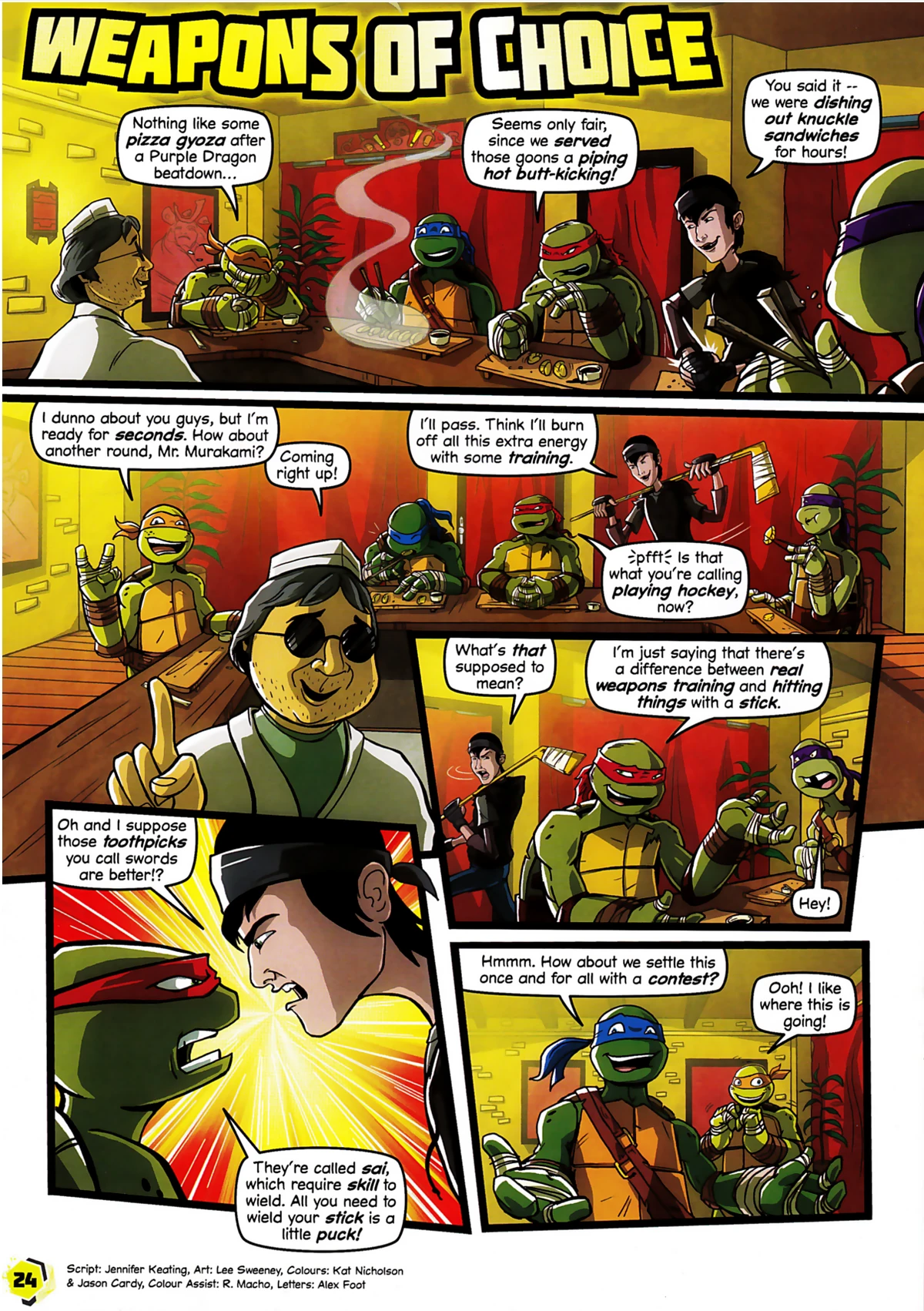 Weapons of Choice | TMNTPedia | Fandom