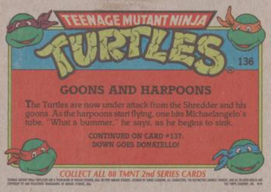 Goons and Harpoons | TMNTPedia | Fandom