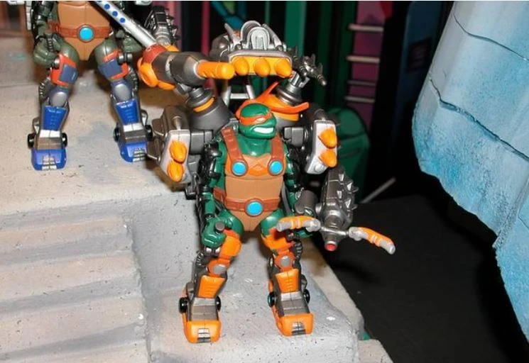 Auto Attack Michelangelo (unreleased action figure) | TMNTPedia | Fandom