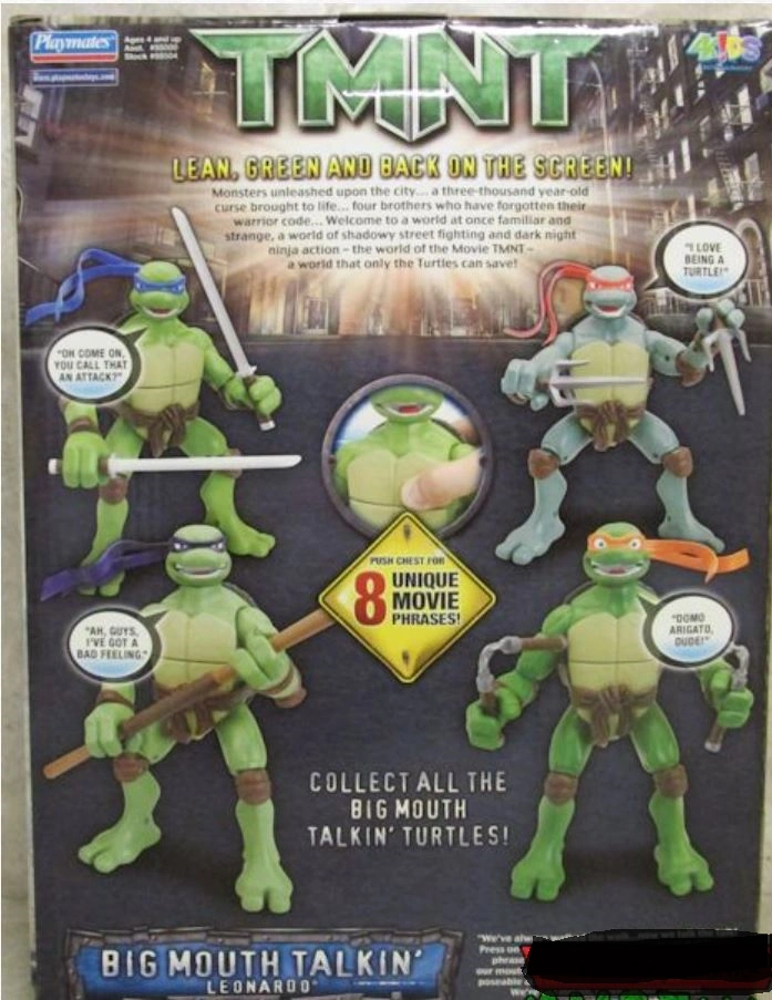 Big Mouth Talkin' Leonardo (2007 action figure) | TMNTPedia | Fandom