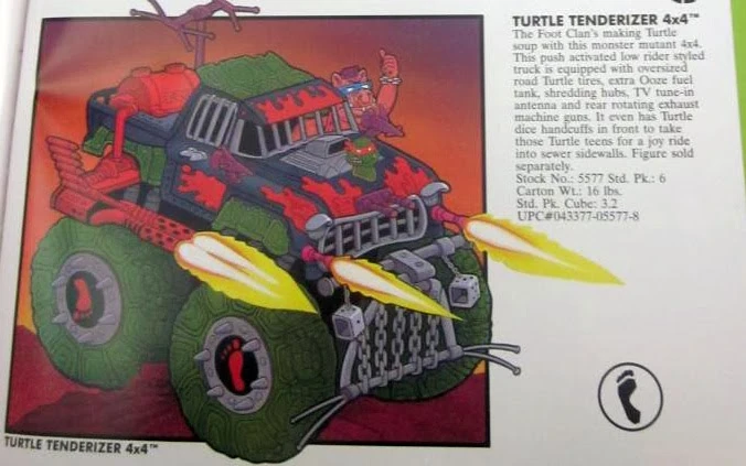 Turtle Tenderizer 4X4 (unreleased toy) | TMNTPedia | Fandom