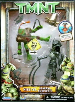 Mike vs. General Serpiente (2007 action figure set) | TMNTPedia | Fandom