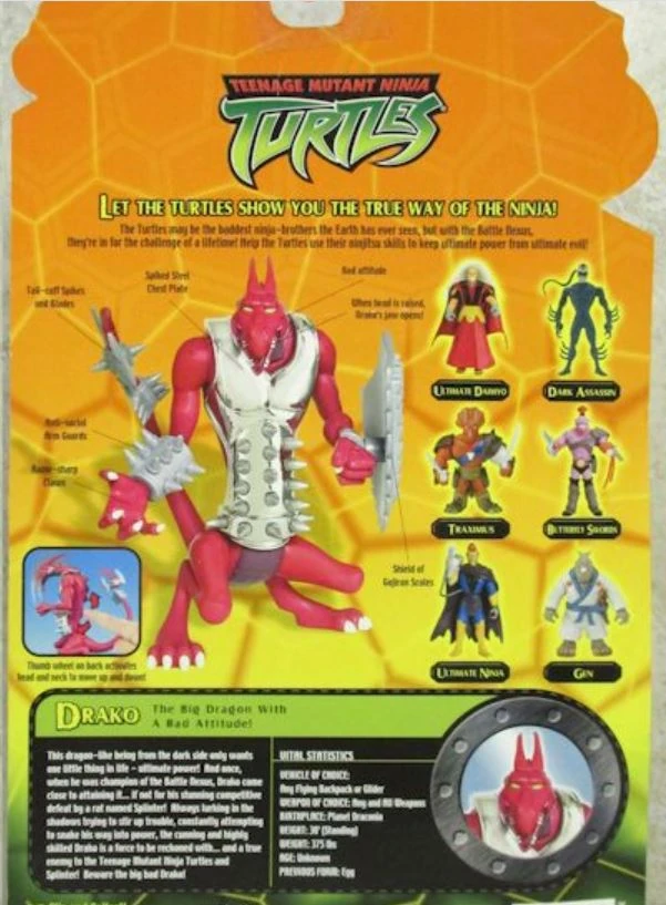 Drako (2004 action figure) | TMNTPedia | Fandom