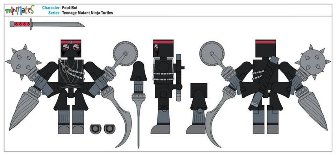 MiniMates Foot-Bot (2014 action figure) | TMNTPedia | Fandom