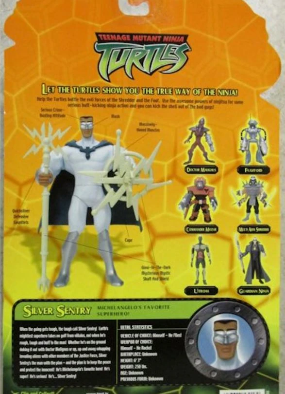 Silver Sentry (2004 action figure) | TMNTPedia | Fandom