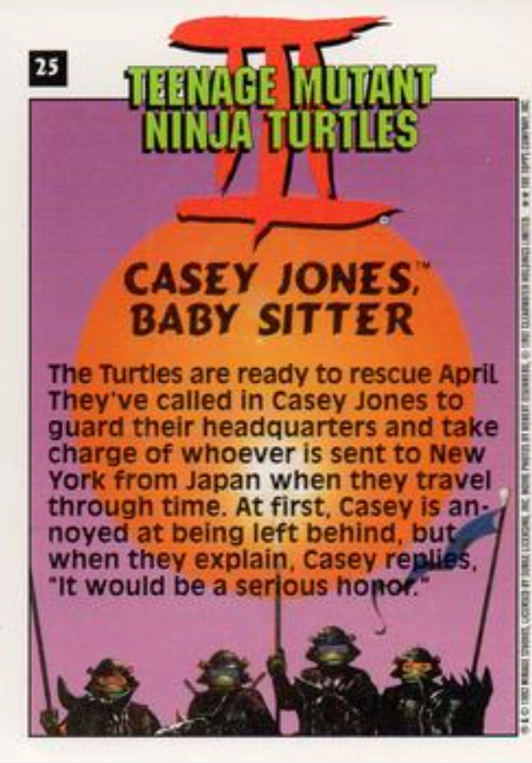 Casey Jones, Baby Sitter | TMNTPedia | Fandom