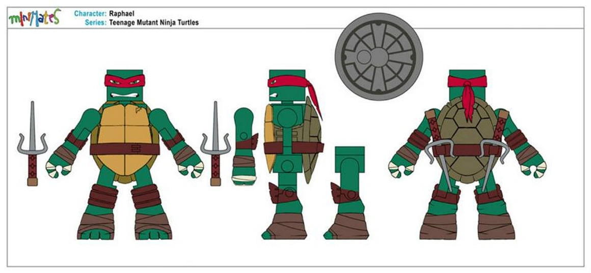 MiniMates Raphael (2014 action figure) | TMNTPedia | Fandom
