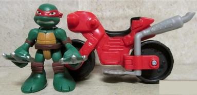 Half-Shell Heroes Raph with Minibike (2014 action figure) | TMNTPedia ...