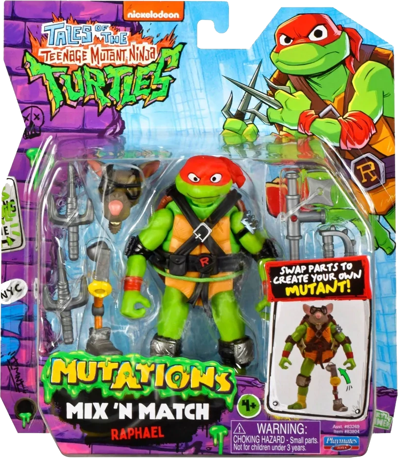 Mutations Mix N Match Raphael 2024 Action Figure Tmntpedia Fandom