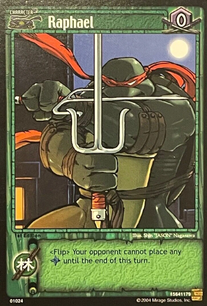 Raphael – Nature (2004 trading card) | TMNTPedia | Fandom