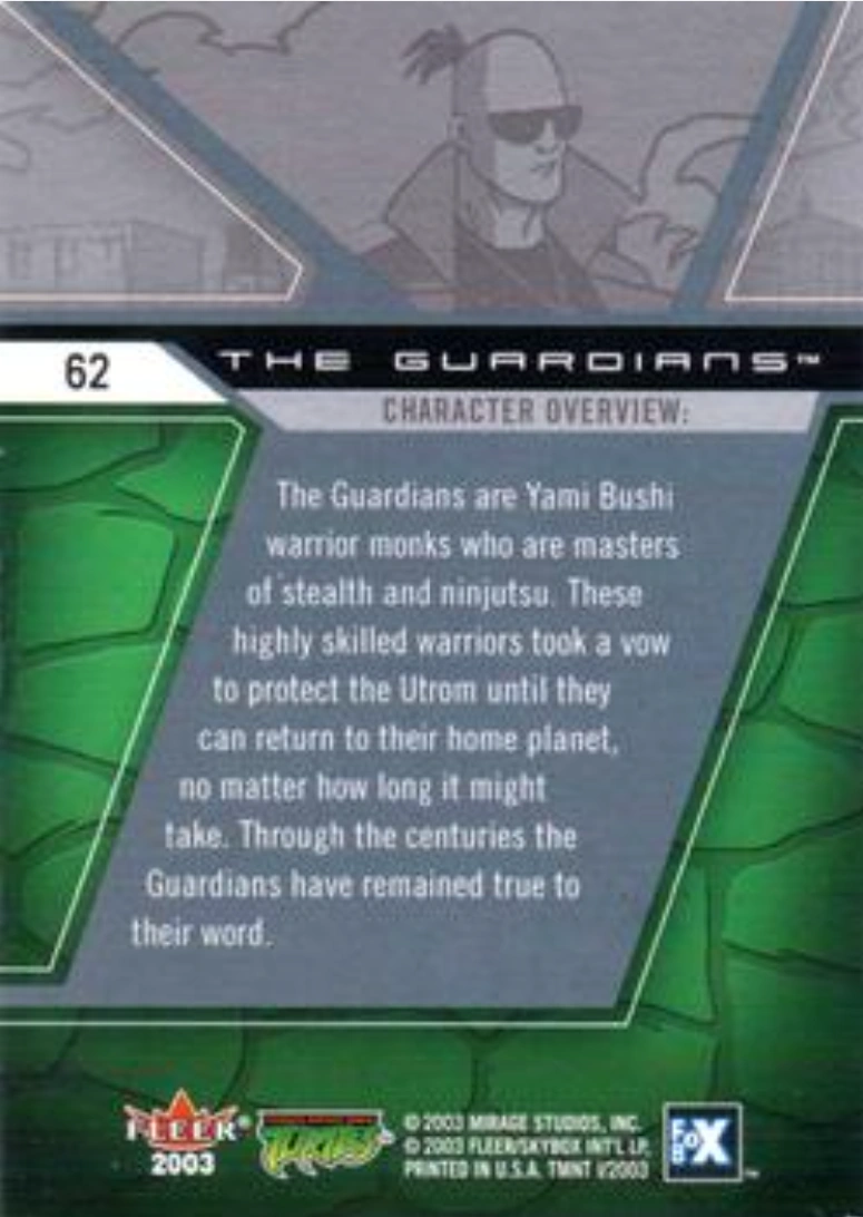 The Guardians (2003 trading card) | TMNTPedia | Fandom