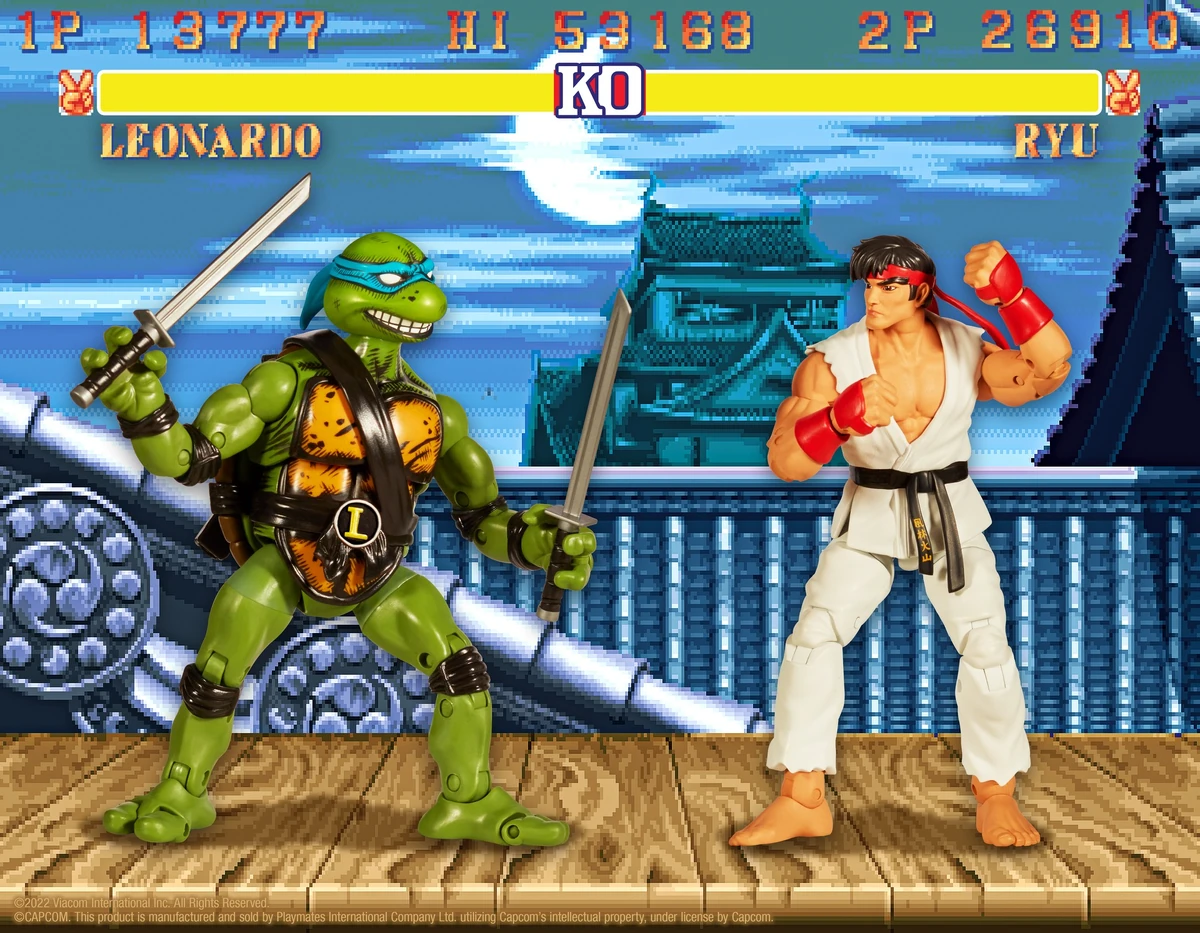 Leonardo vs. Ryu (2022 action figures) | TMNTPedia | Fandom