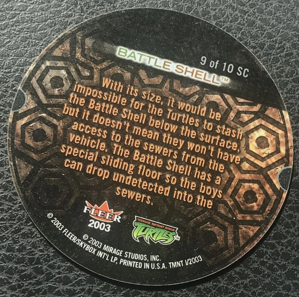 Sewer Covers 9 of 10 Battle Shell | TMNTPedia | Fandom