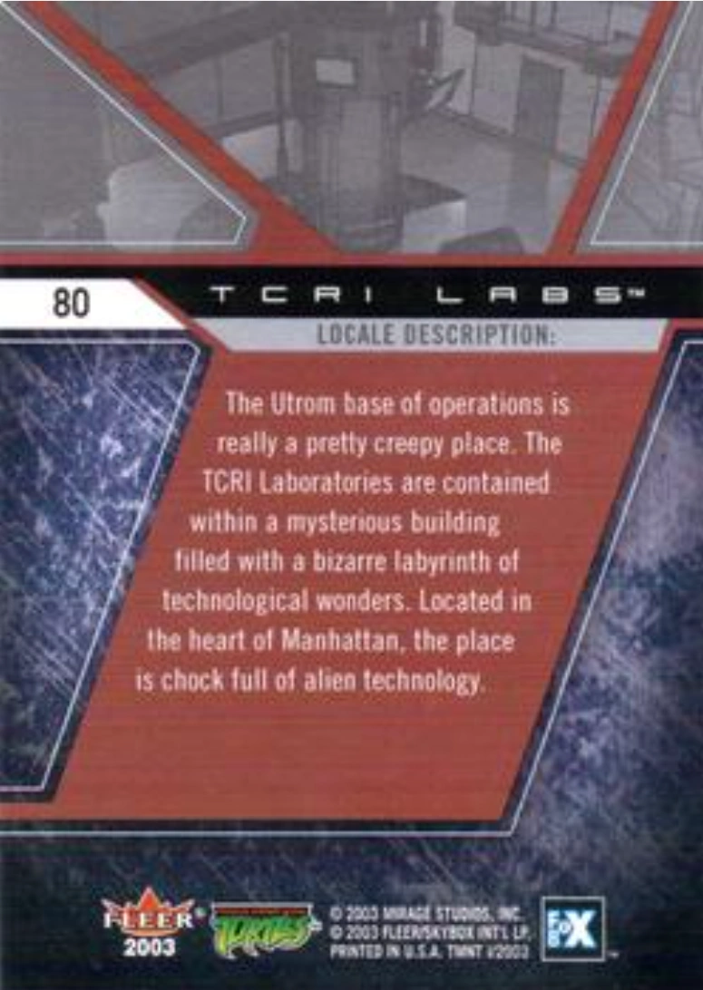 TCRI Labs | TMNTPedia | Fandom