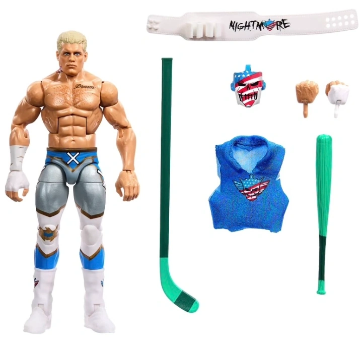 Cody Rhodes as Casey Jones (2024 action figure) | TMNTPedia | Fandom