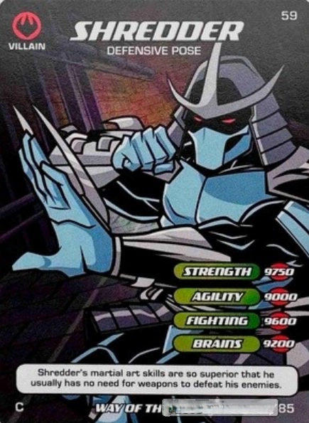 Shredder, Defensive Pose | TMNTPedia | Fandom