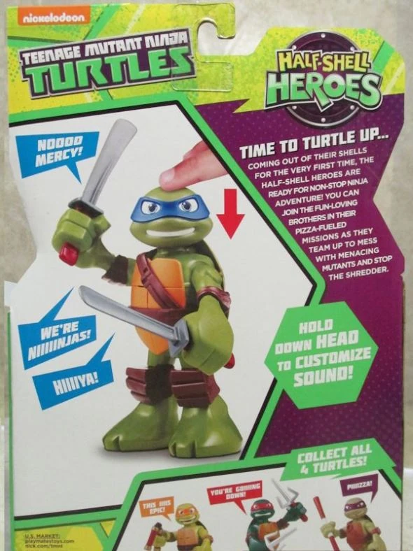 Half-Shell Heroes 6" Press 'N Shout Leo (2014 toy) | TMNTPedia | Fandom
