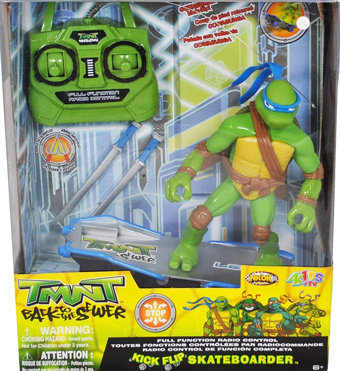 Kick Flip Skateboarder Leo (2009 action figure) | TMNTPedia | Fandom