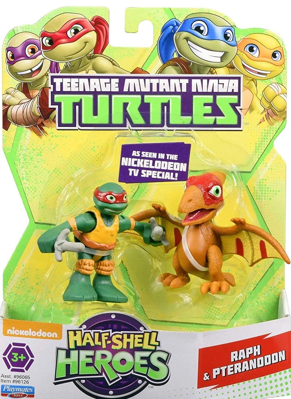 Half Shell Heroes Raphael And Pteranodon 2015 Action Figures Tmnt