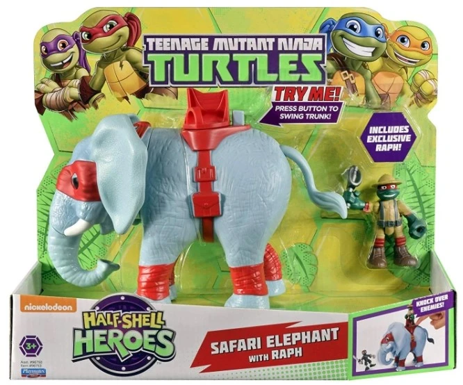 Half-Shell Heroes Safari Elephant with Raph (2016 action figure) | TMNT ...