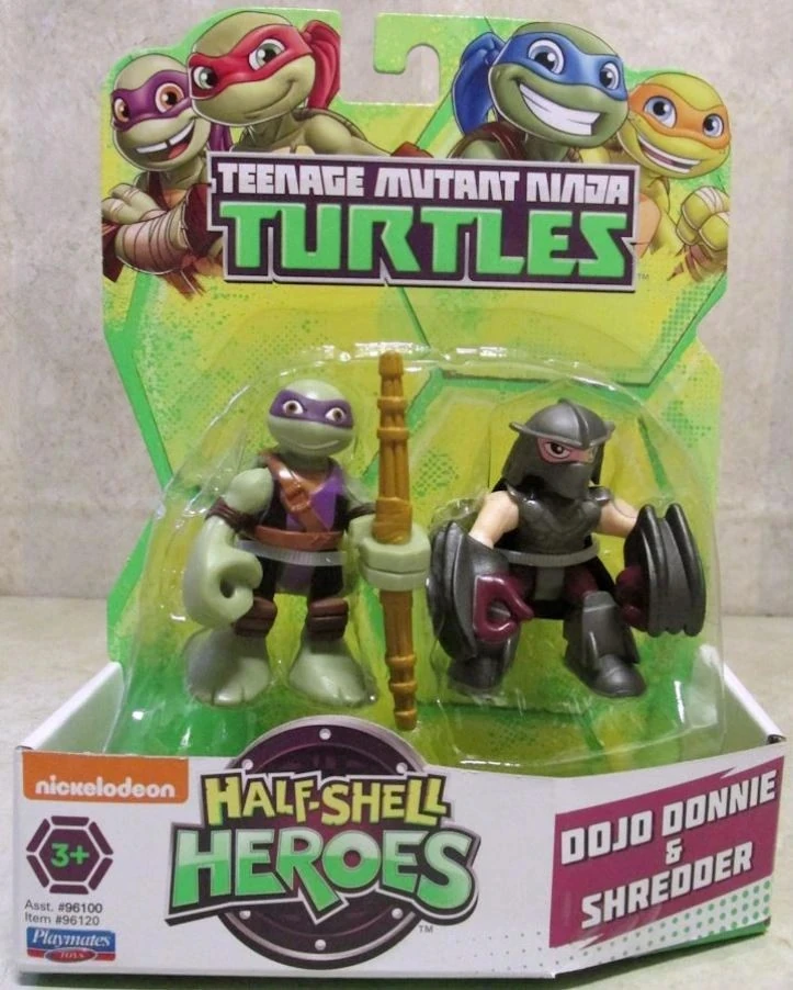 Half-Shell Heroes Dojo Donnie & Shredder (2017 action figures) | TMNT ...