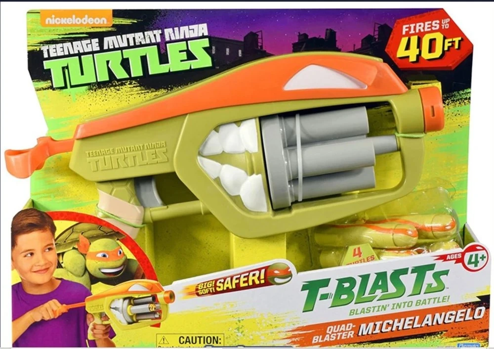 Quad-Blaster Michelangelo (2017 toy) | TMNT Wiki | Fandom