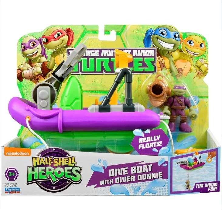 Half-Shell Heroes Dive Boat with Diver Donnie (2015 toy) | TMNT Wiki ...