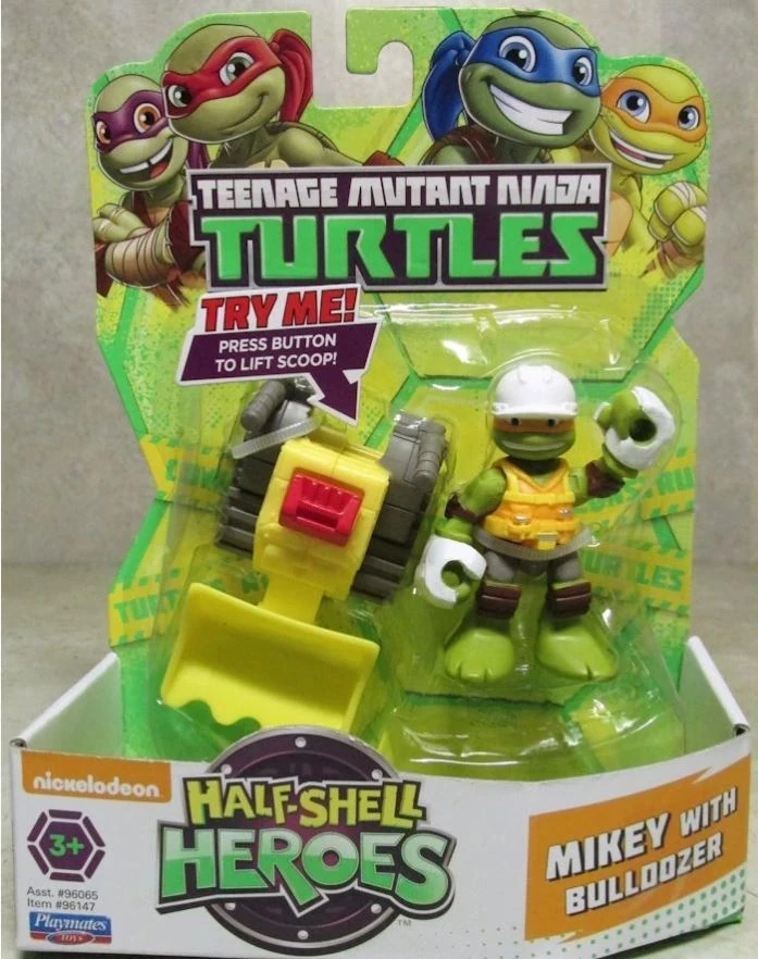 Half-Shell Heroes Mikey with Bulldozer (2016 action figure) | TMNT Wiki ...