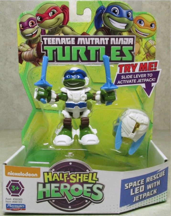 Half Shell Heroes Space Rescue Leo With Jetpack 2016 Action Figure