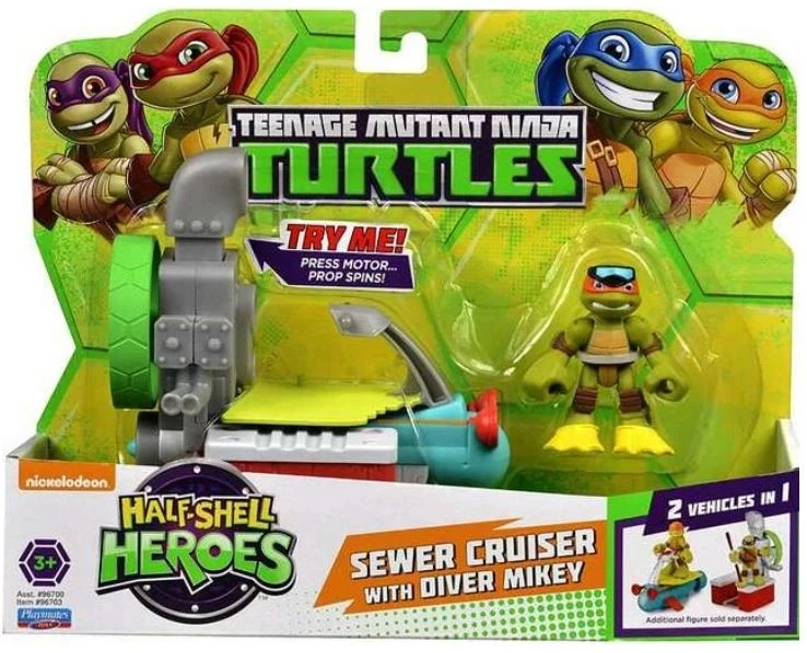 HSH Sewer Cruiser with Diver Mikey (2014 toy) | TMNT Wiki | Fandom