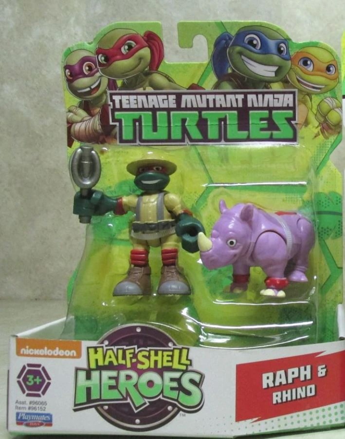 Half Shell Heroes Raph And Rhino 2015 Action Figure Tmnt Wiki Fandom