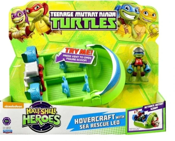 Half-Shell Heroes Hovercraft with Sea Rescue Leo (2015 toy) | TMNT Wiki ...
