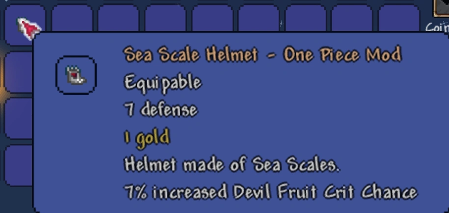 Sea Scale Armor Set | Terraria One Piece Mod Wiki | Fandom