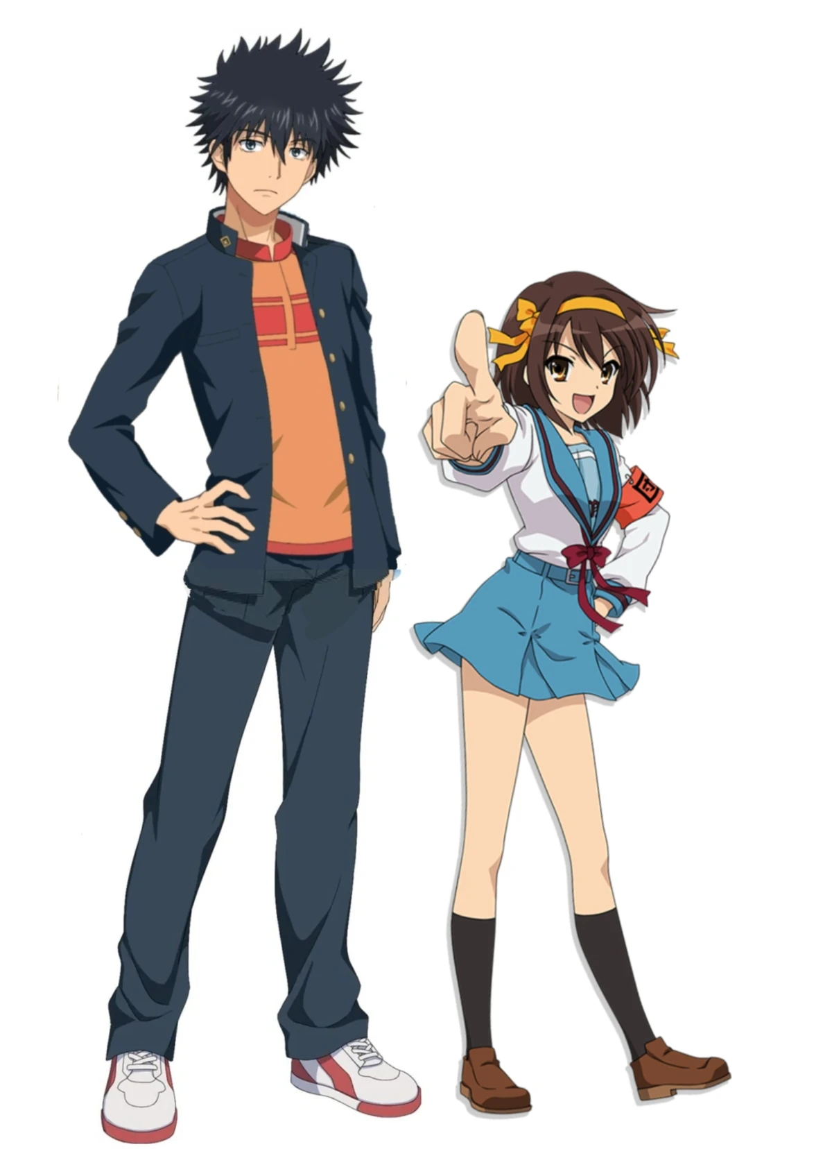 Kamijou Touma and Haruhi Suzumiya | Toaru Majutsu no Index 0fficial ...