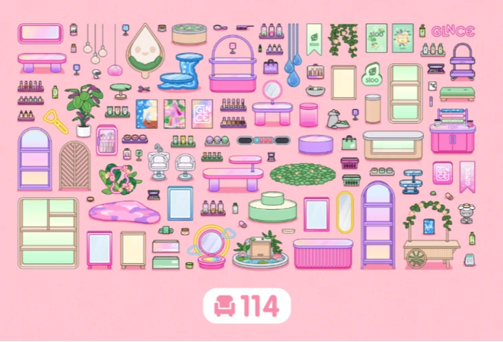 toca boca coloring pages furniture