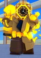 Golden Future Large Clockman | Toilet Tower Defense Wiki | Fandom