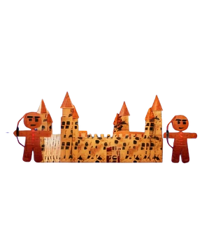 how to make gingerbread turrets