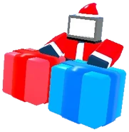 Santa TV Man | Toilet Tower Defense Wiki | Fandom