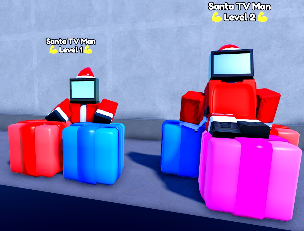 Santa TV Man | Toilet Tower Defense Wiki | Fandom