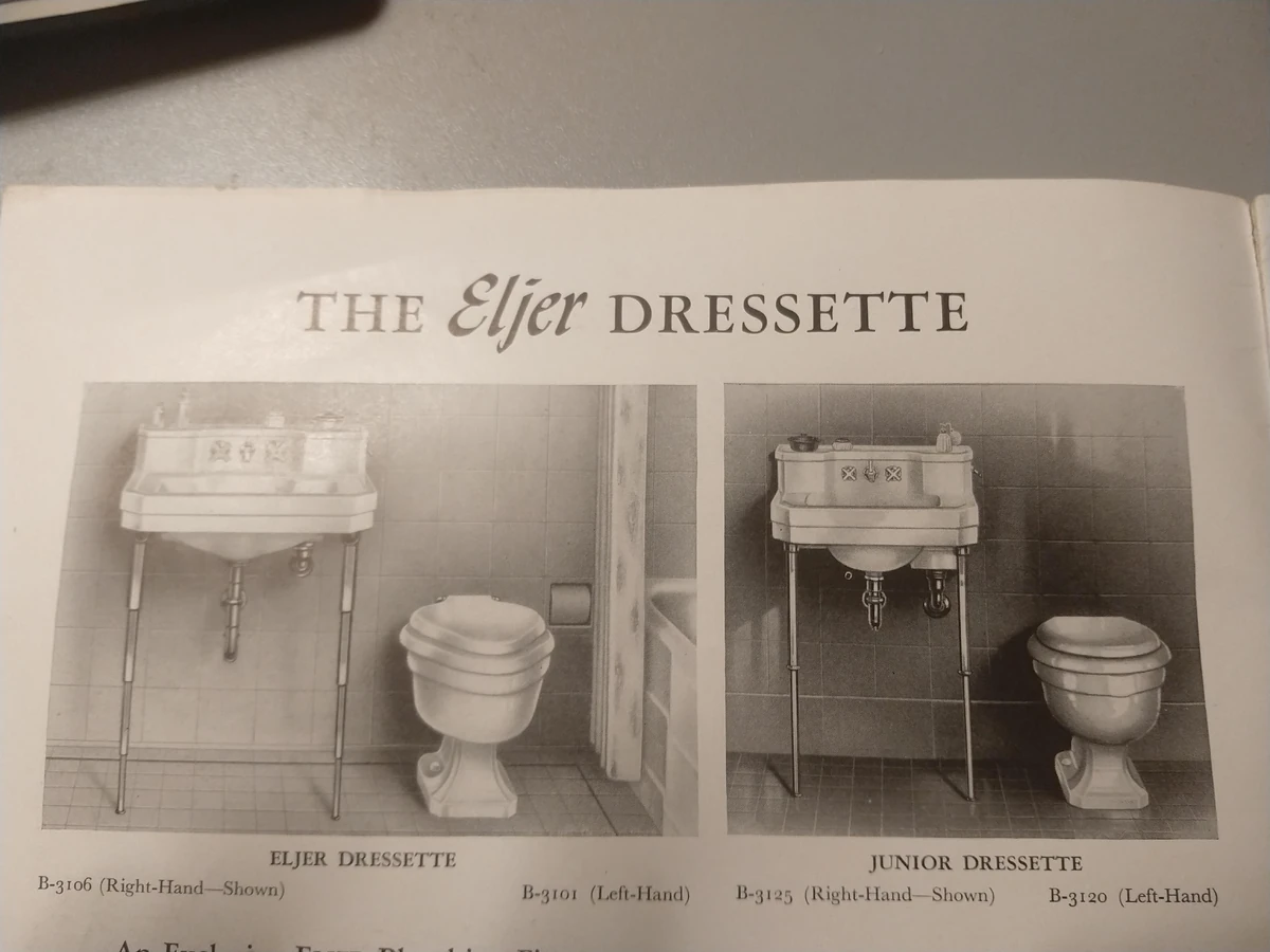 Eljer Dressette | Toilets and Urinals Wiki | Fandom