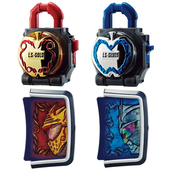 DX Gold and Silver Ringo Lockseed Set w/Mars and Kamuro Faceplates ...