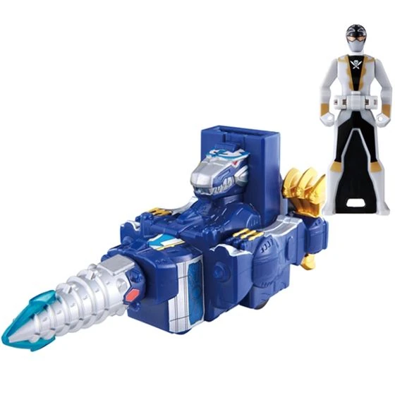 Ride and Go 05 GoZyuDrill w/Gokai Silver Ranger Key | TokuToy Wiki | Fandom