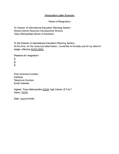 Resigning / Quitting JET | Tokyo JET Wikia | Fandom