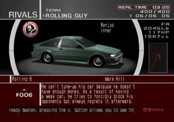 Rolling Guy (TXR:0) | Tokyo Xtreme Racer Wiki | Fandom