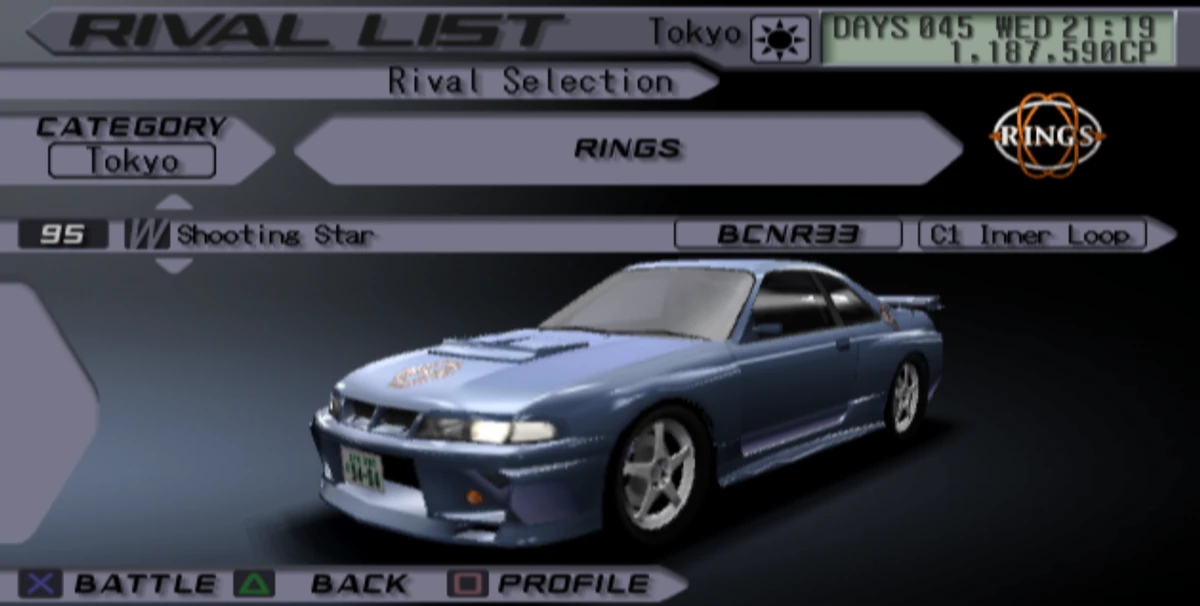 Shooting Star (Rings) (TXR3) | Tokyo Xtreme Racer Wiki | Fandom