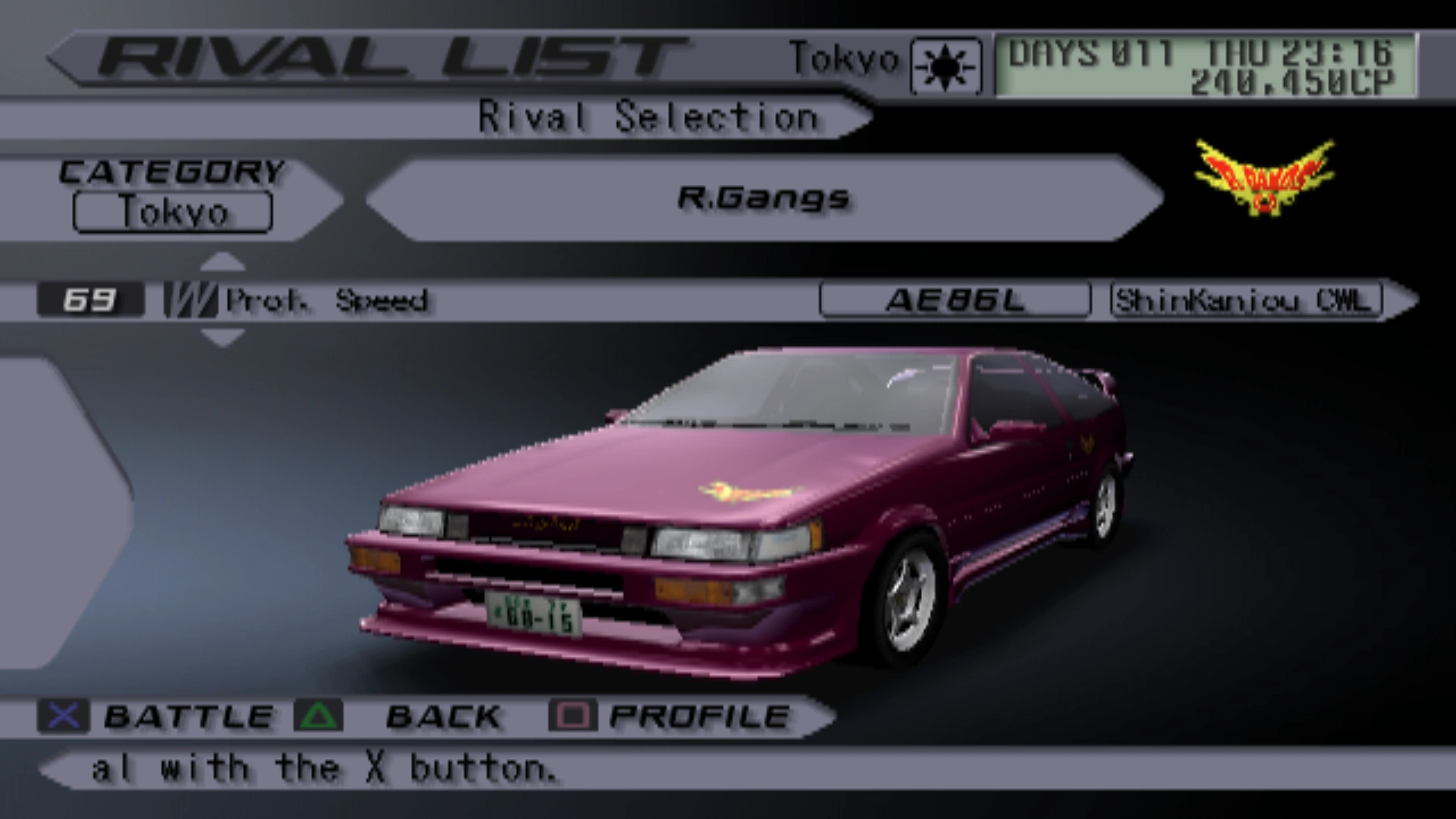 Prof. Speed (TXR 3) | Tokyo Xtreme Racer Wiki | Fandom