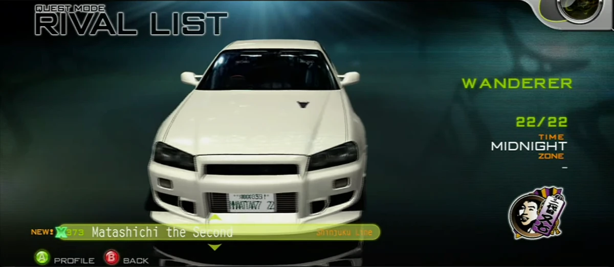 Matashichi the Second (ITC) | Tokyo Xtreme Racer Wiki | Fandom