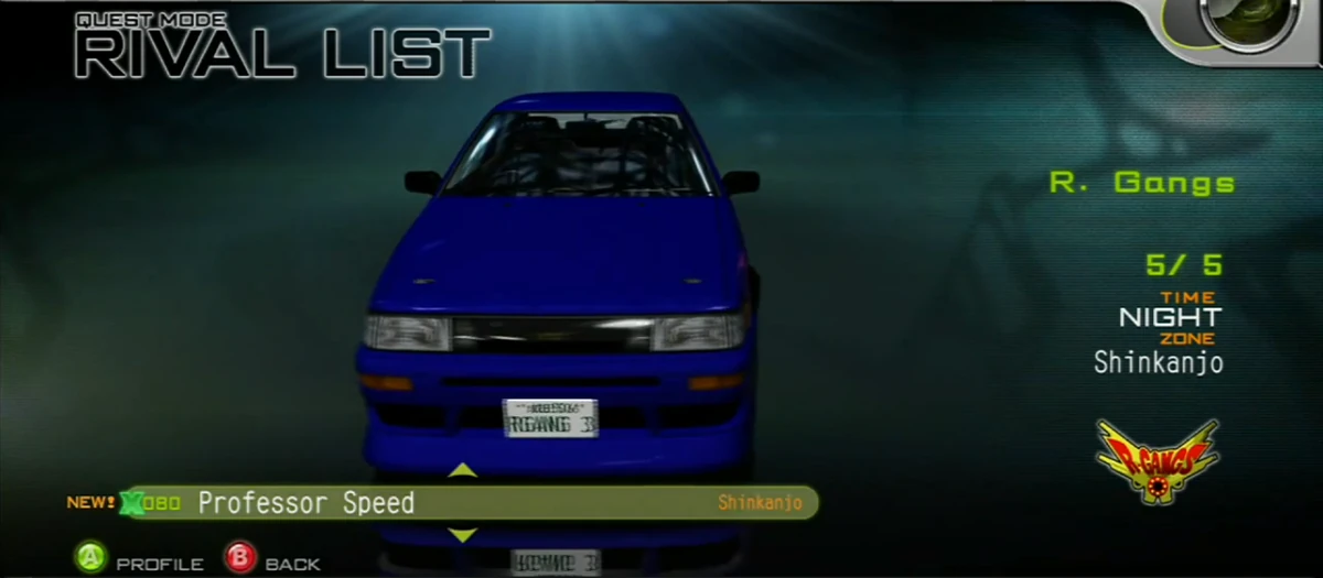 Professor Speed (ITC) | Tokyo Xtreme Racer Wiki | Fandom